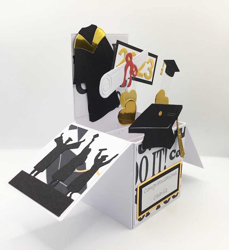 Handmade Graduation Pop up Card - Etsy UK