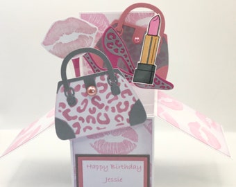 Handmade Golf Personalised Pop up Card - Etsy UK