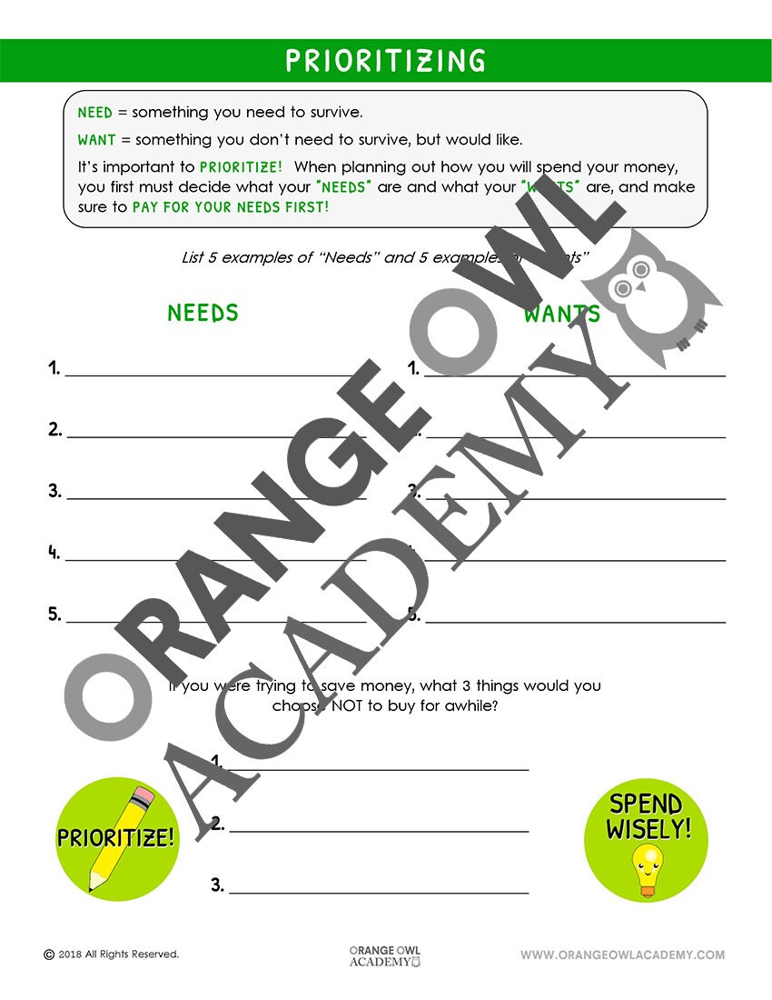 Money Worksheets for Kids - "intro to Money Series" - 4 Printable Files ...