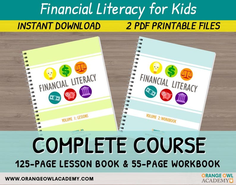 Financial Literacy for Kids Complete Course - Download - Etsy