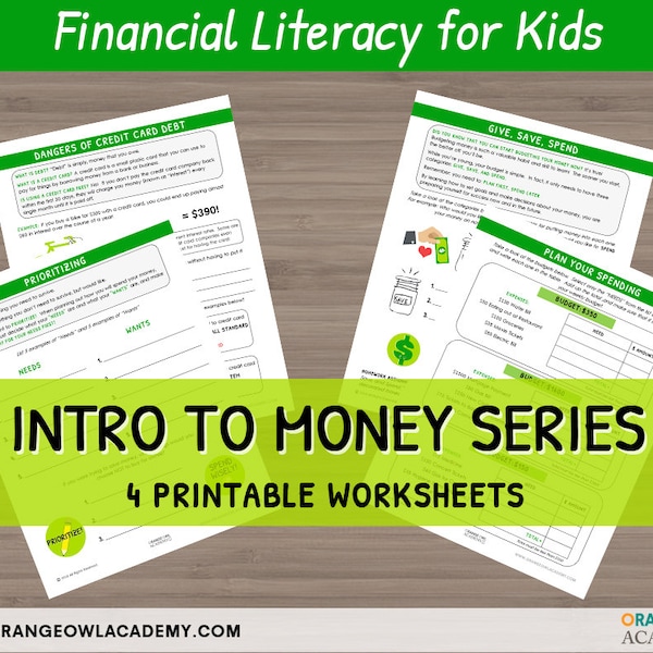 Money Practice Worksheets - Etsy