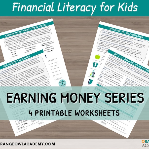 Money Worksheets for Kids WORKSHEET BUNDLE 16 Printable Files - Etsy