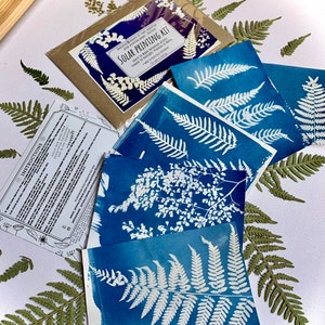 DIY Solar Printing Kit Craft Kit Cyanotype Kit Solar - Etsy
