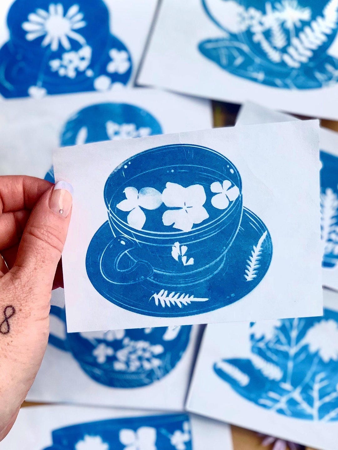 Tea Cup Solar Printing , Diy Kit , Sun Printing Kit, Solar Printing ...