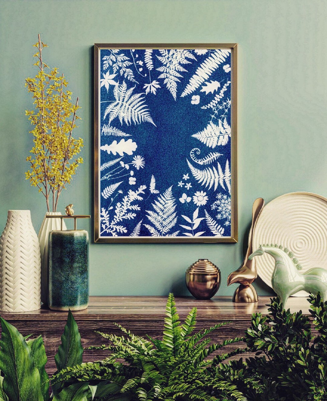 Cyanotype Paper DIY Kit: Letter Size Sun Printing, Modern Country Art ...