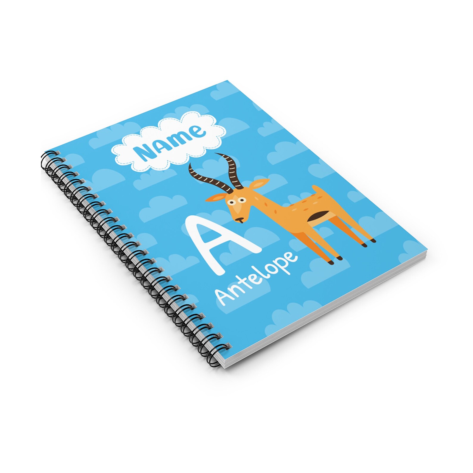 Custom Spiral Notebook for Kids 6x8 Personalized - Etsy