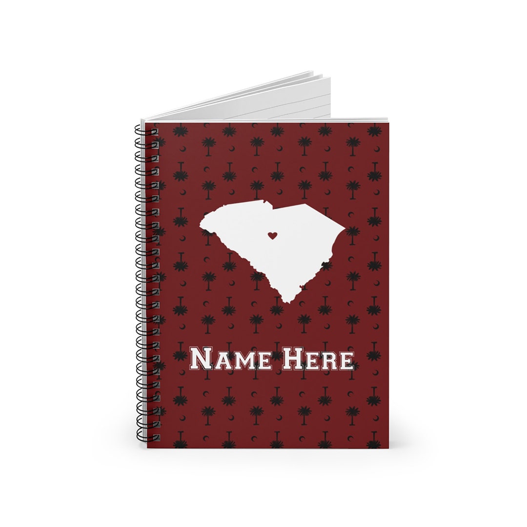 Custom Spiral Notebook Columbia South Carolina 6x8 Personalized ...