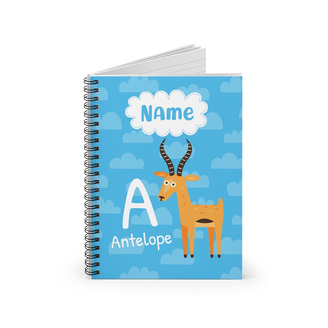 Custom Spiral Notebook for Kids 6x8 Personalized Notebooks With Inside ...