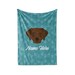 Chocolate Labrador Retriever Personalized Custom Fleece and Sherpa ...