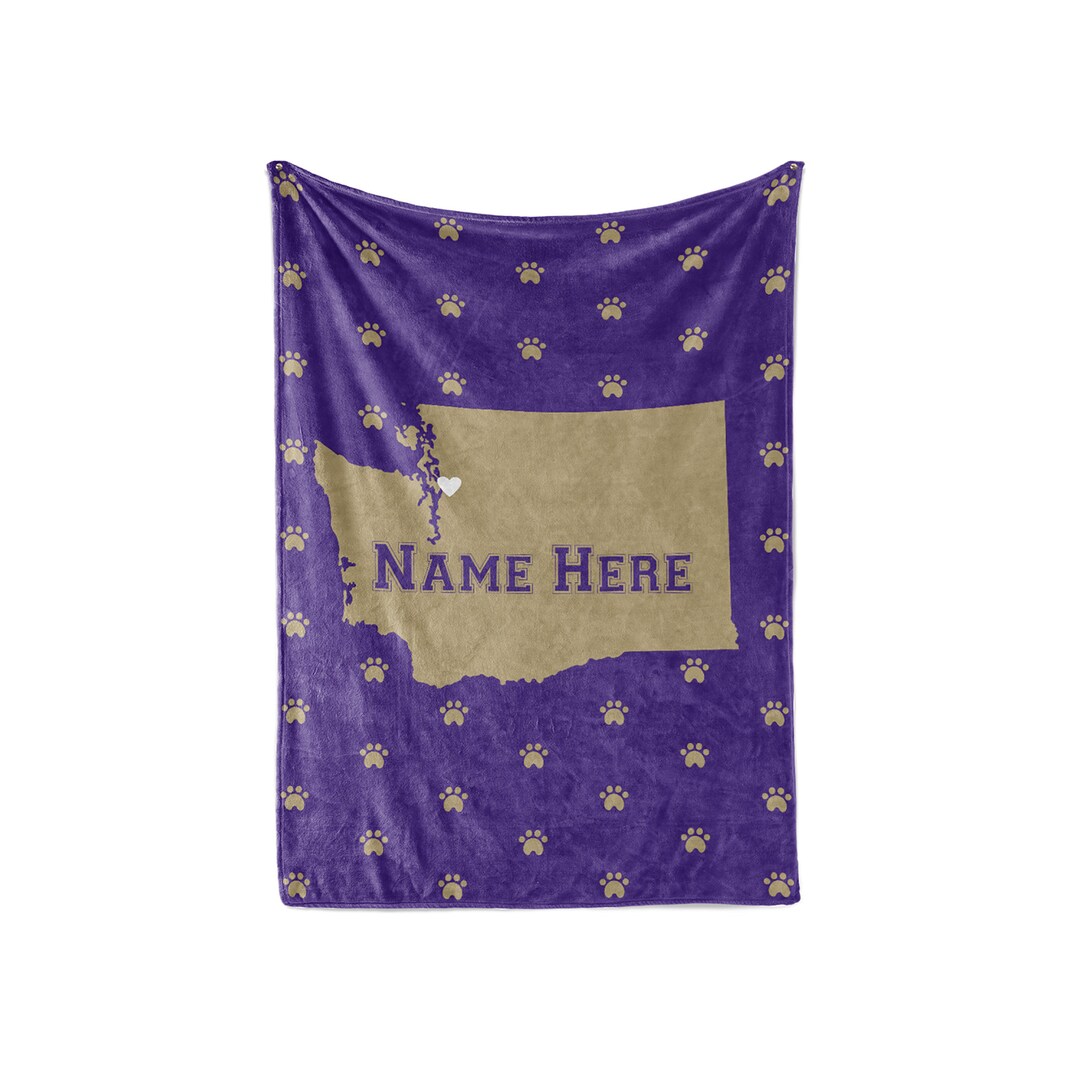 State Pride Series Seattle Washington Personalized Custom Fleece ...