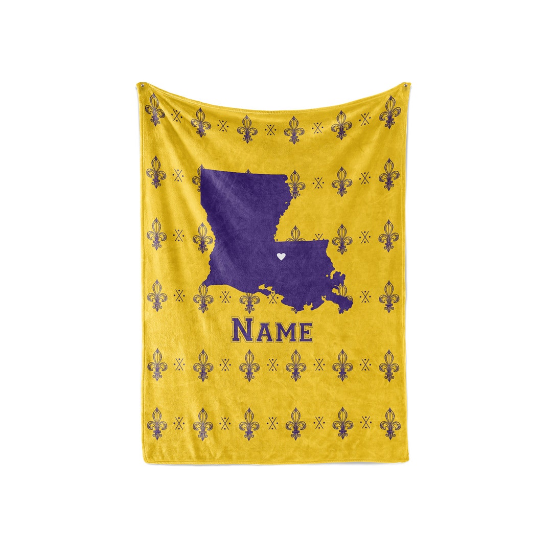 State Pride Series Baton Rouge Louisiana Personalized Custom Fleece ...