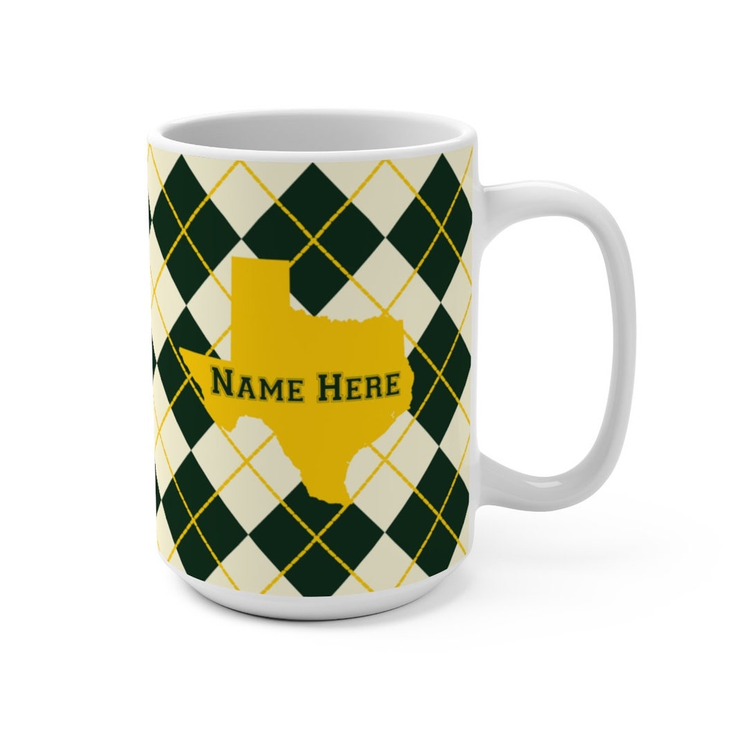 State Pride Series Waco Texas Personalized Custom 15oz Ceramic Coffee ...