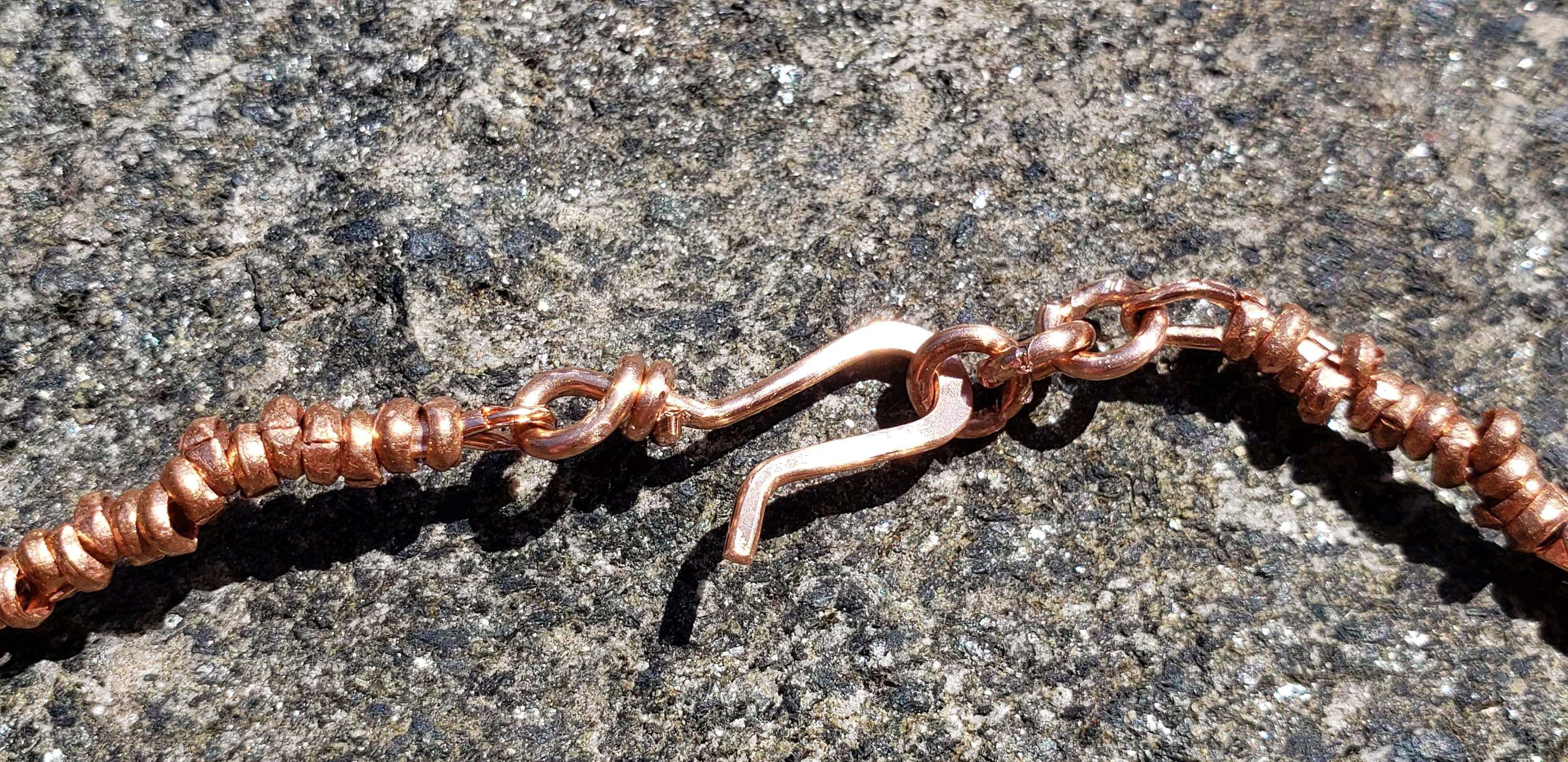 Bohemian Copper & Amethyst Spirit Lock Necklace Amethyst - Etsy