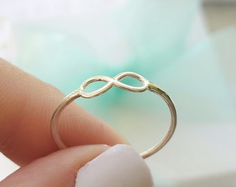 Infinity Symbol Ring - Etsy