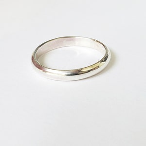 Plain Silver Ring, Minimalist Ring, Simple Ring, Stackable Name Rings ...