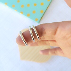 Chunky Sterling Silver Ring, Thick Silver Rings, Stacking Ring for ...