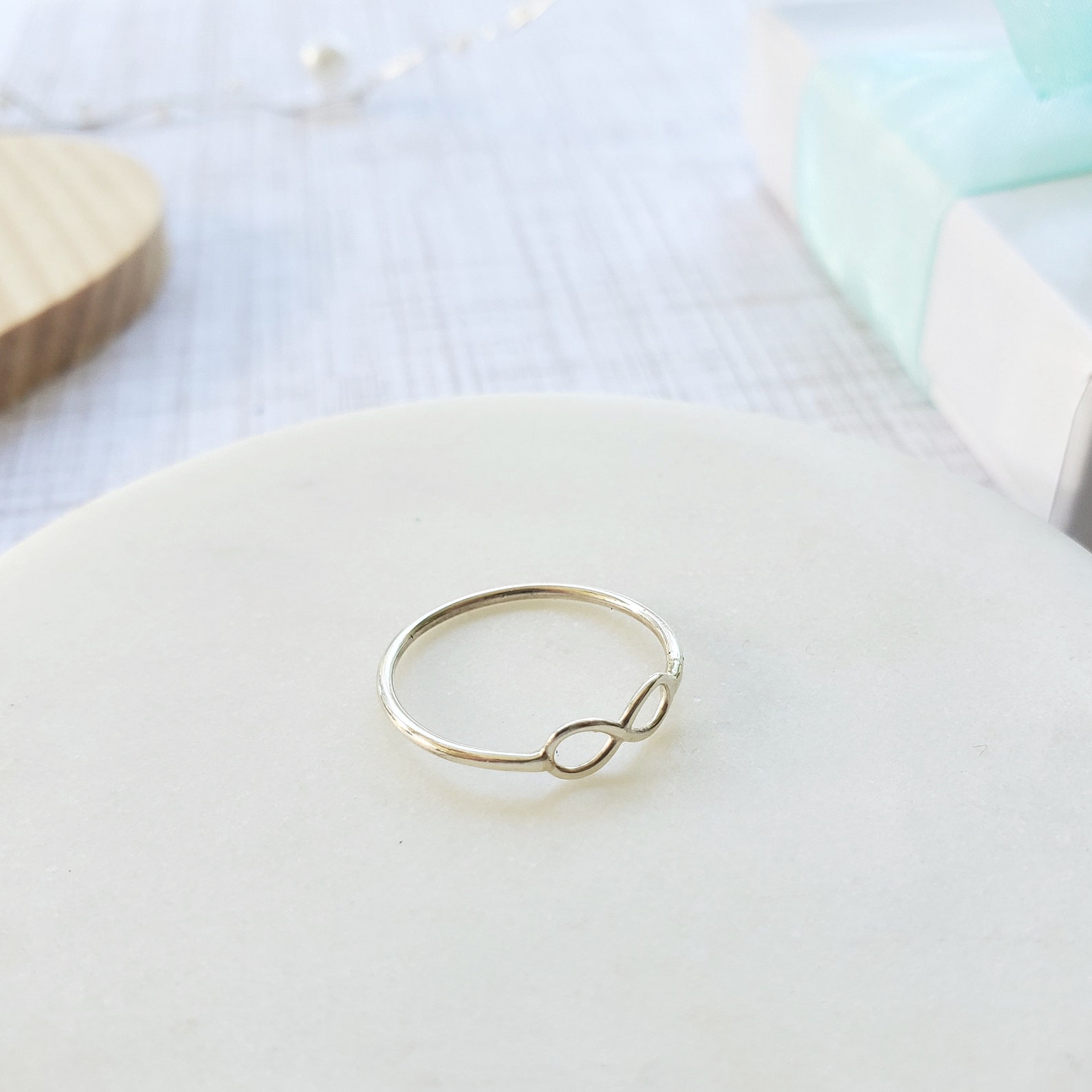 Sterling Silver Infinity Ring Infinity Symbol Ring Infinity - Etsy