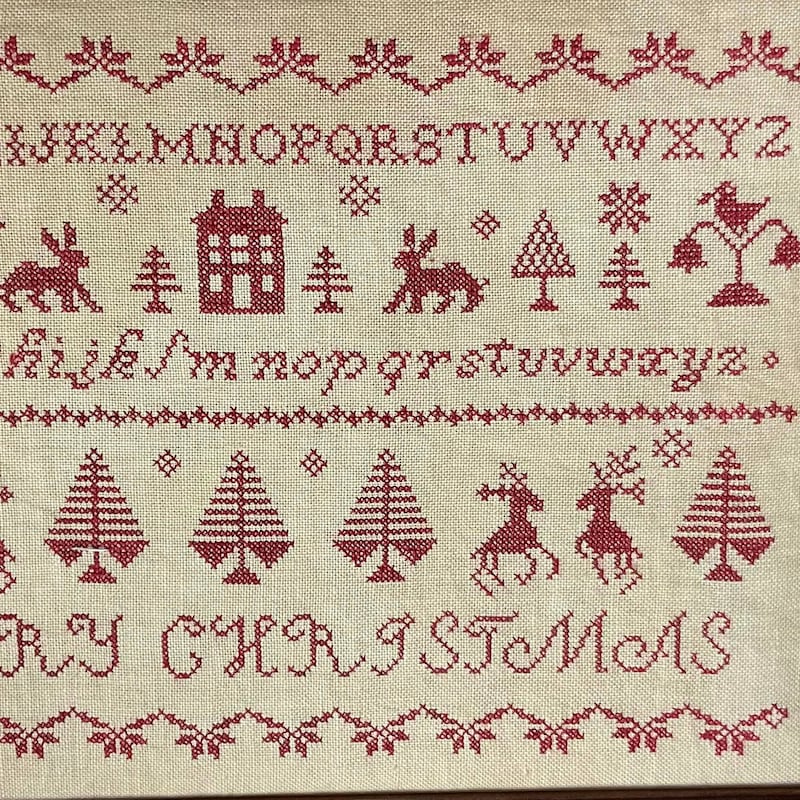 Christmas Redwork - Etsy