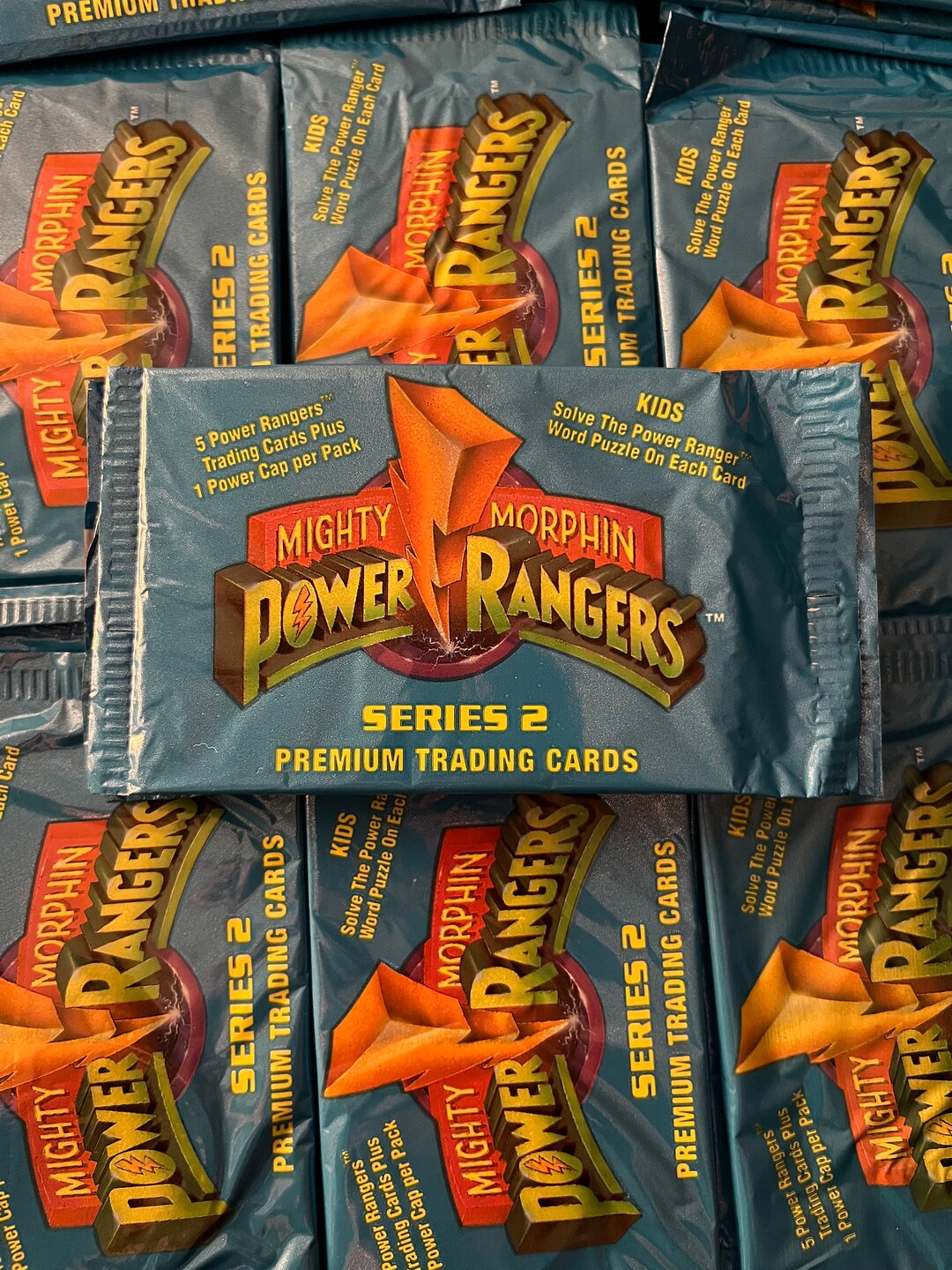 1994 “mighty Morpin Power Rangers” Series 2 Sealed Trading Card Pack - Etsy