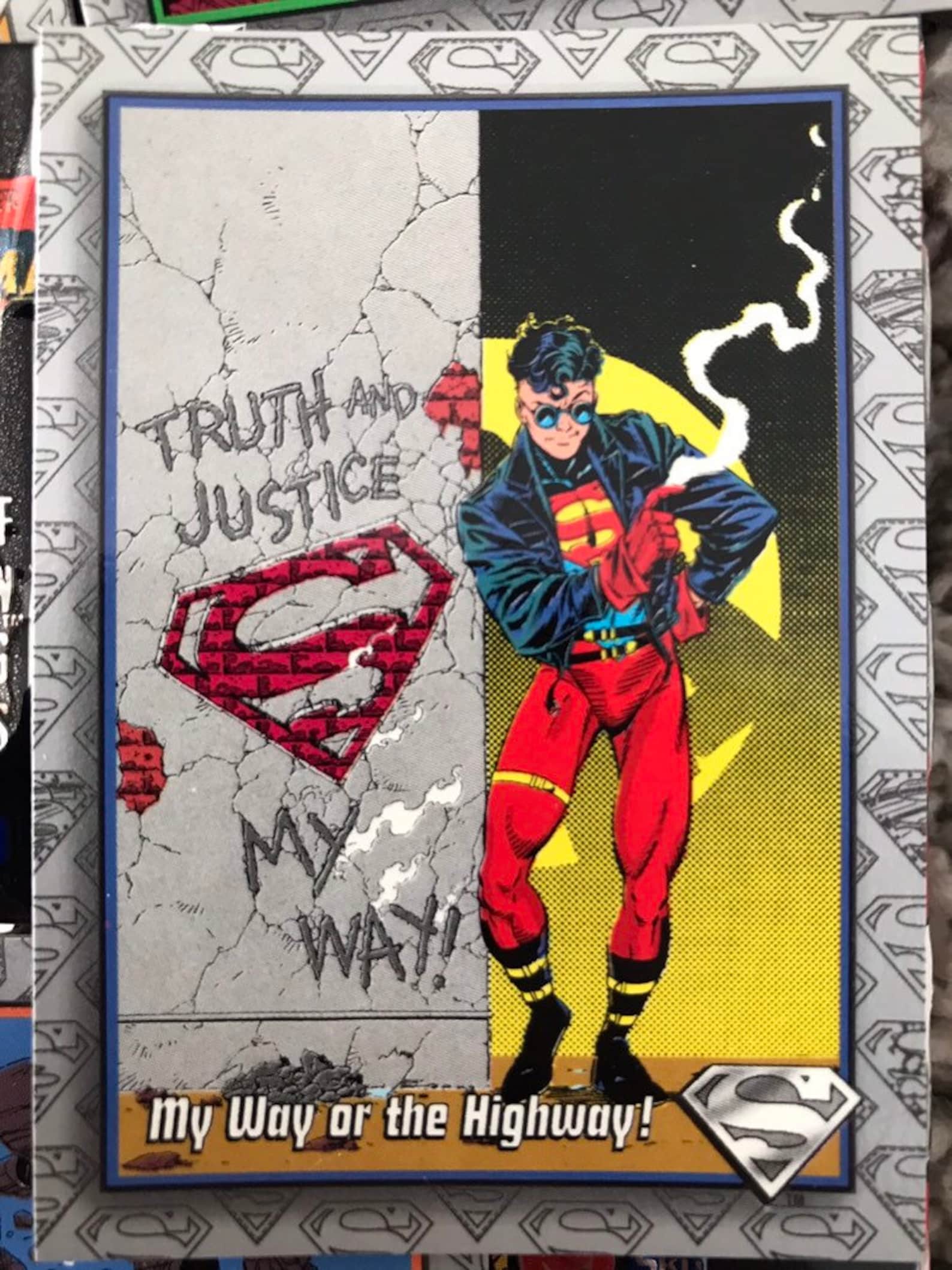 DC Comics 1993 Return of Superman Trading Card Packs - Etsy