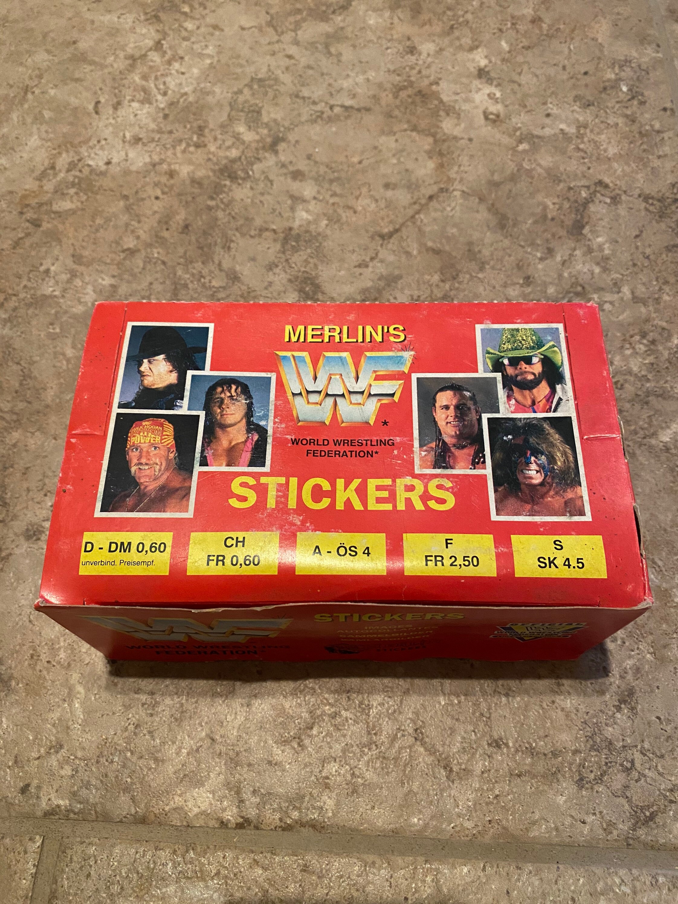 Merlin Stickers 1992 WWF Worldwide Wrestling Federation | Etsy