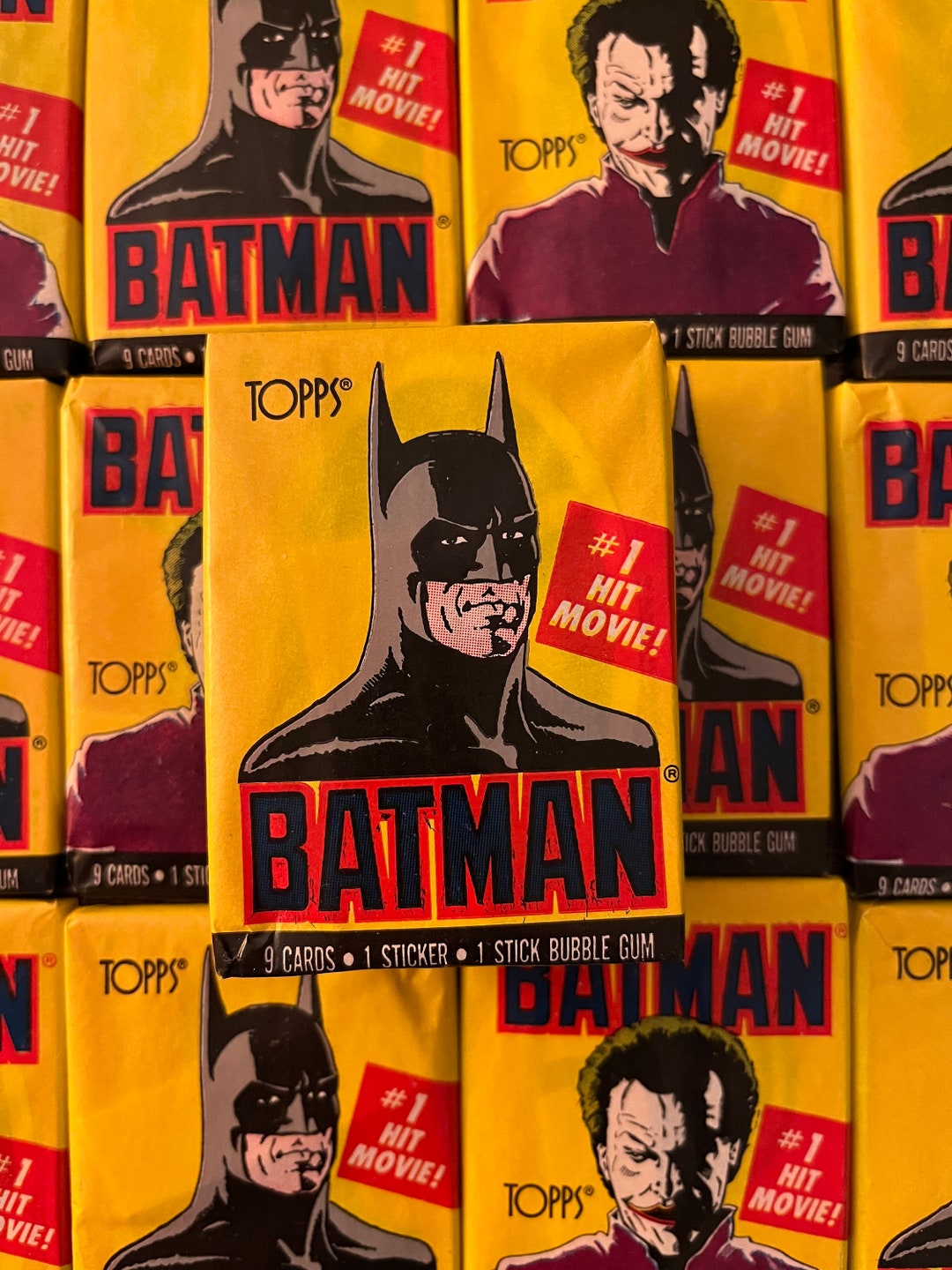 1989 Topps “batman” Movie Trading Card Sealed Pack - Etsy