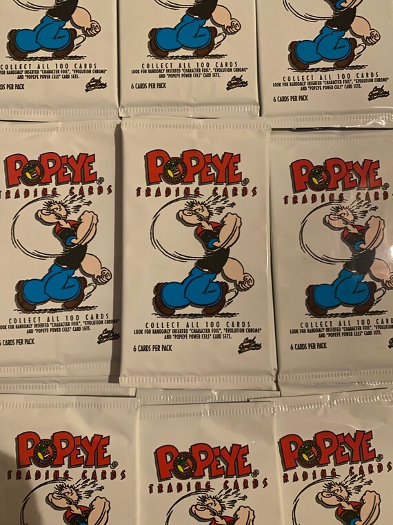 Card Creations 1994 popeye Trading Cards Sealed Packs - Etsy