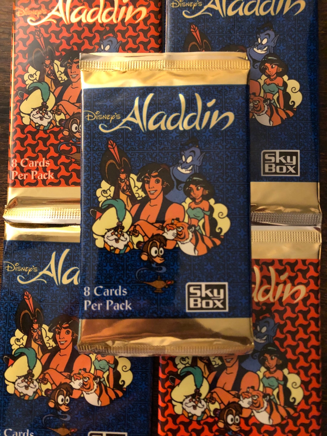 1997 Skybox Disney’s “aladdin” Sealed Trading Card Packs - Etsy