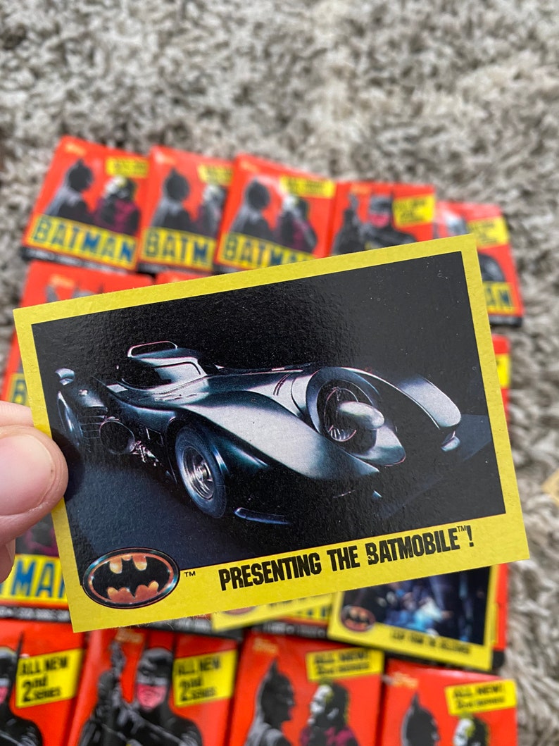 Topps 1989 Batman 2nd Series Vintage Movie Trading Cards - Etsy