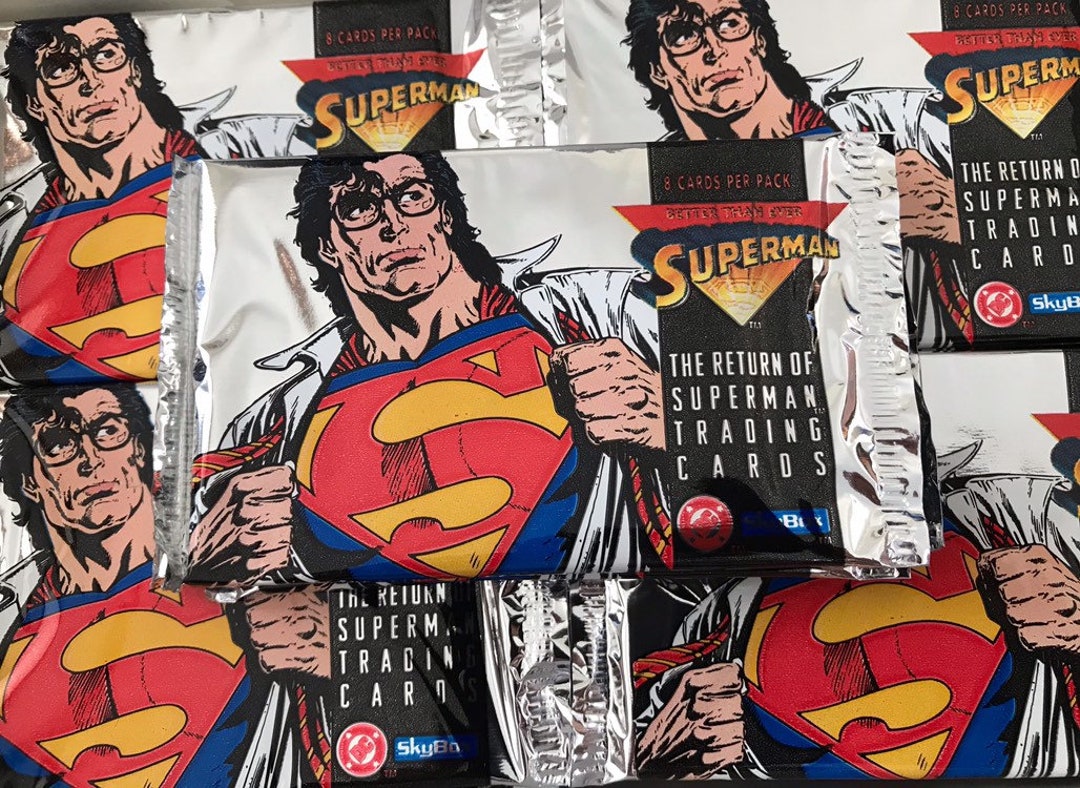 DC Comics 1993 Return of Superman Trading Card Packs - Etsy