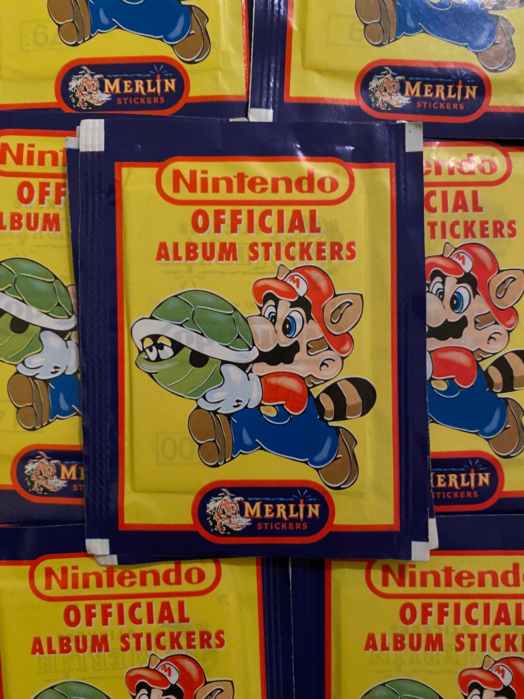 Merlin Stickers 1992 Nintendo Gameboy Official Album Stickers pack d ...
