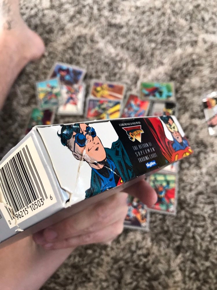 DC Comics 1993 Return of Superman Trading Card Packs - Etsy