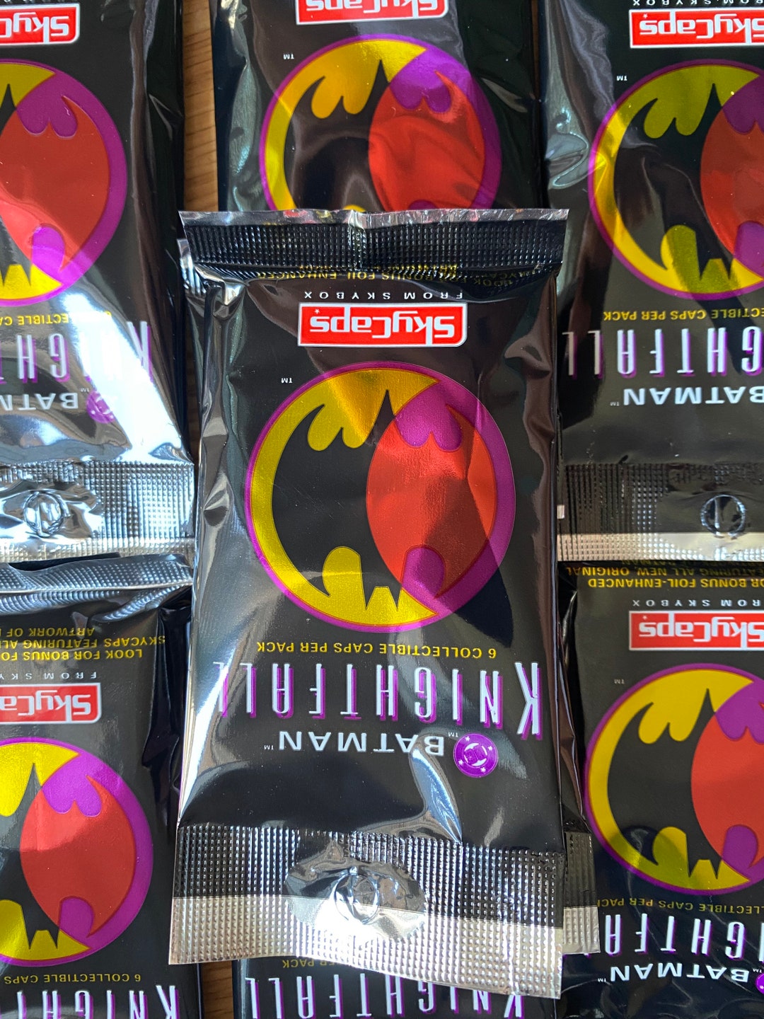 Skycaps 1993 DC Comics batman Knightfall Sealed Packs Pogz Caps - Etsy ...