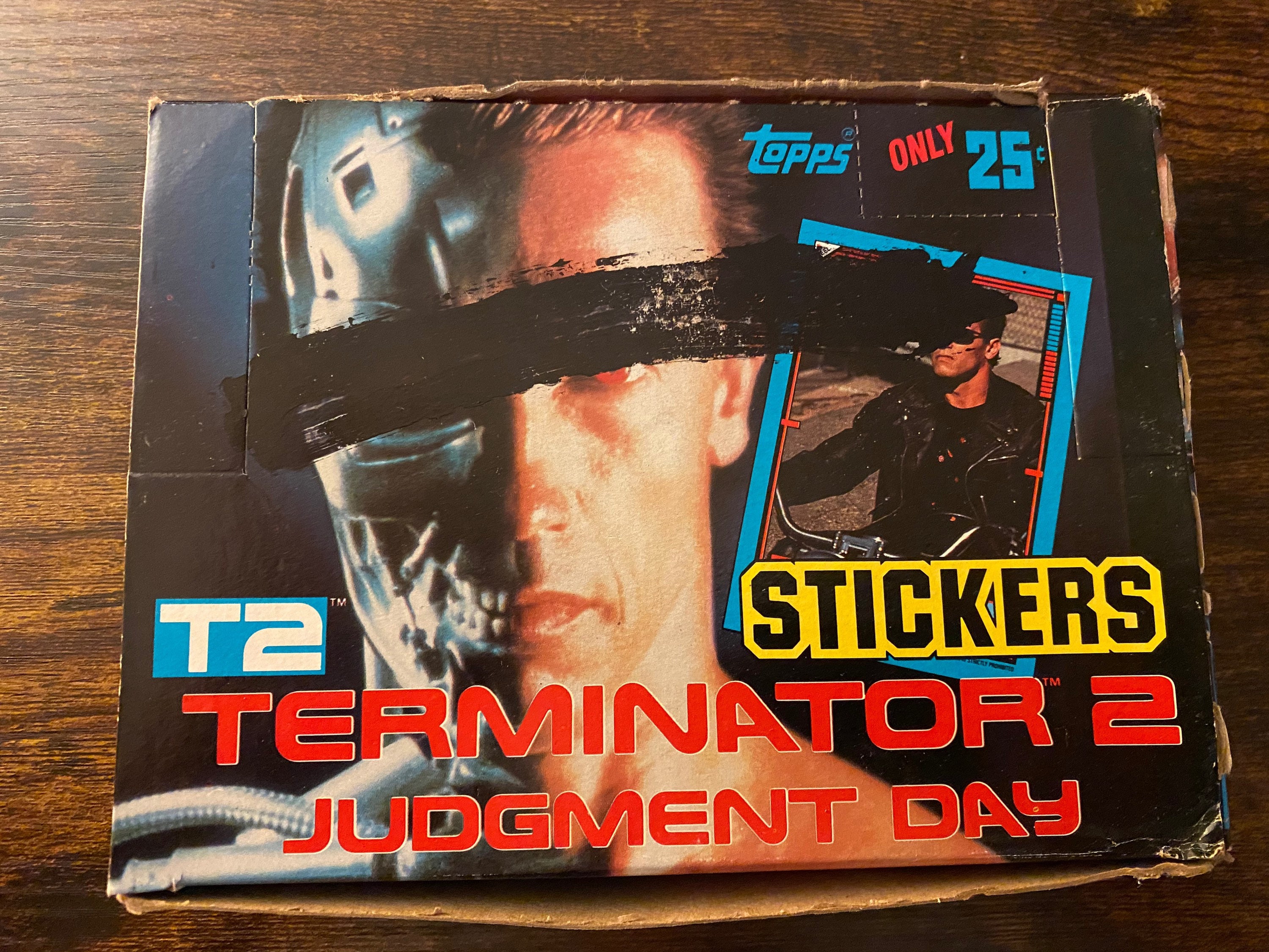 Topps 1991 Terminator 2 Sealed Movie Sticker Pack | Etsy