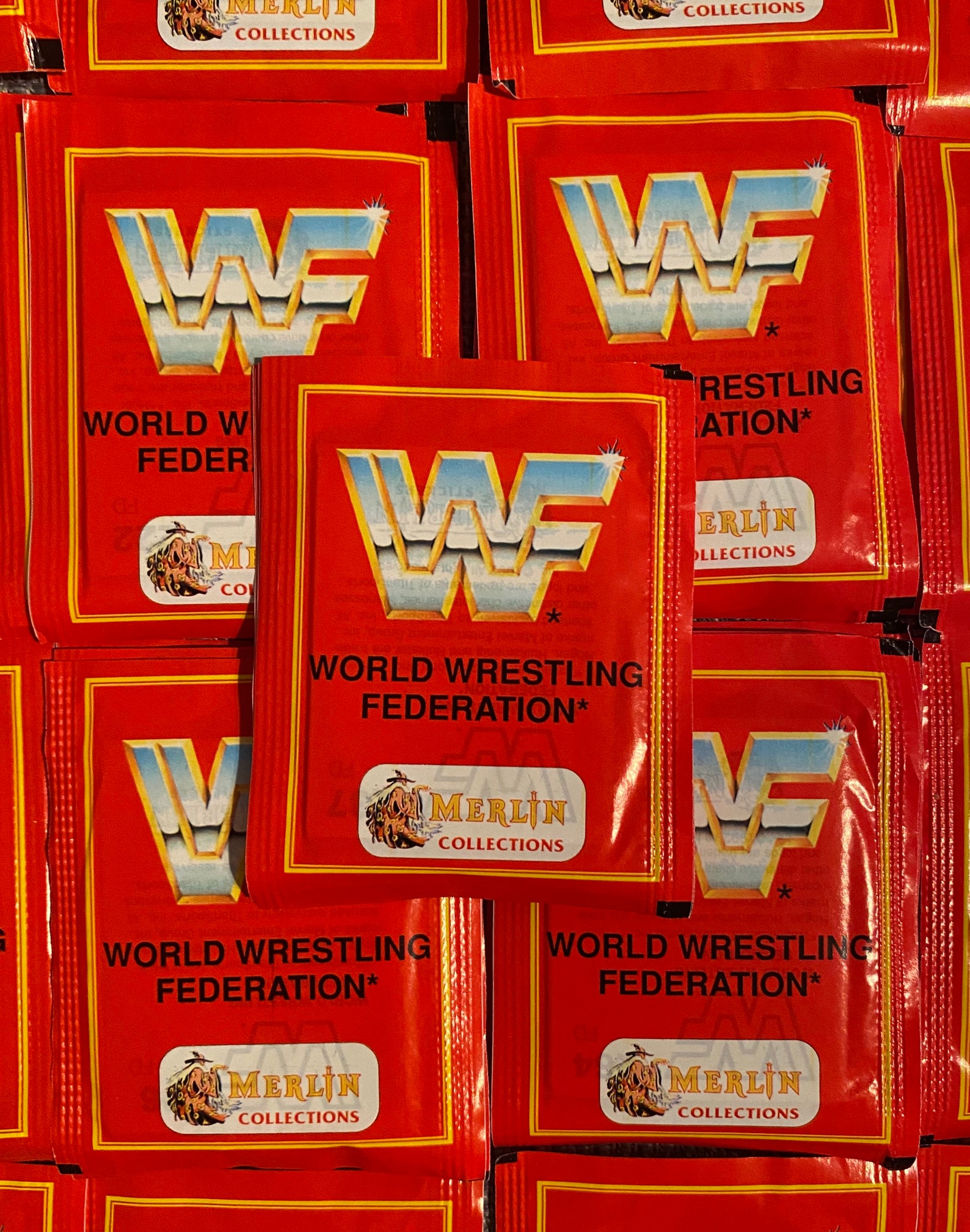 Merlin Stickers 1992 WWF Worldwide Wrestling Federation - Etsy