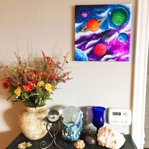 Original Space Painting - "accretion Council" - Etsy