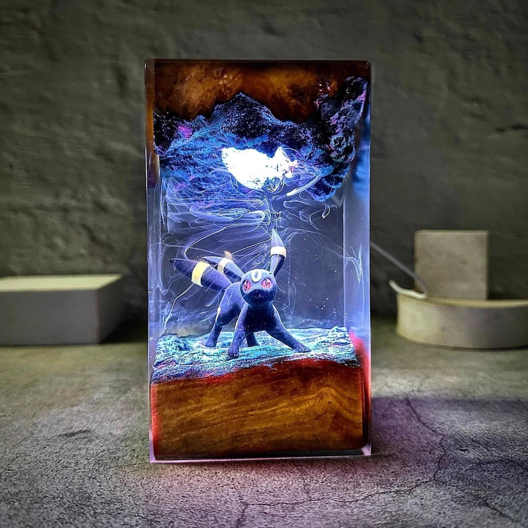 Umbreon Moonlight Pokemon Lamp ,LED Resin Night Light, Studio‑made ...