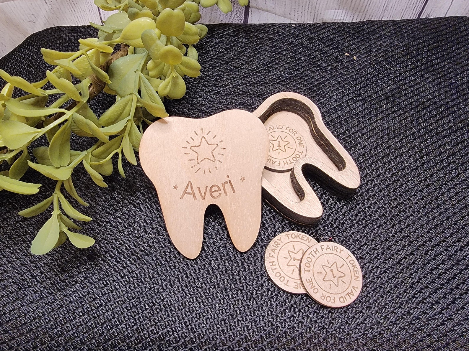 Tooth Fairy Box With Tokens SVG Laser Cut File - Etsy
