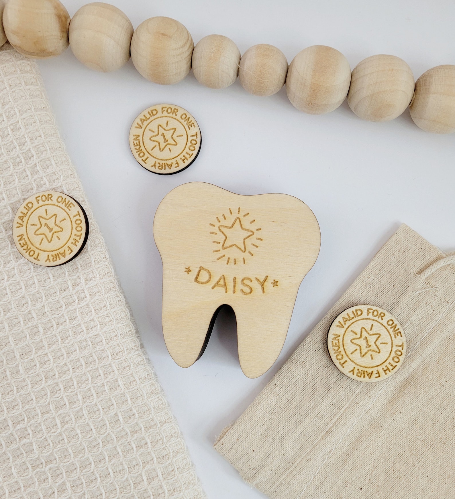 Tooth Fairy Box With Tokens SVG Laser Cut File - Etsy