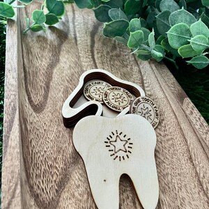 Tooth Fairy Box With Tokens SVG Laser Cut File - Etsy