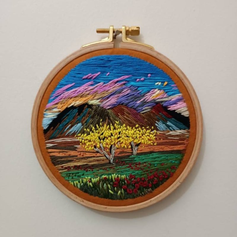 Abstract Embroidery - Etsy