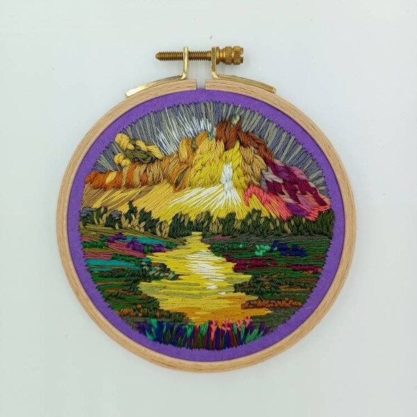 Embroidery Landscape - Etsy