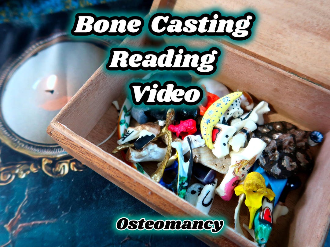 Bone Reading VIDEO, Bone Casting, Divination, Osteomancy, Predictions, Past, Present, Future, 15 ...