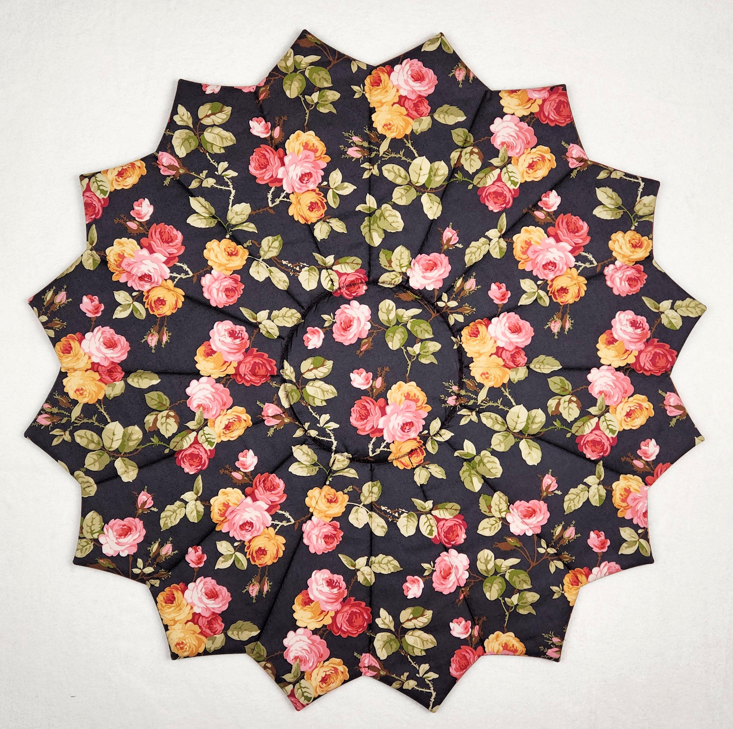 Quilted Centerpiece / Table Topper / Large Reversible Round - Etsy