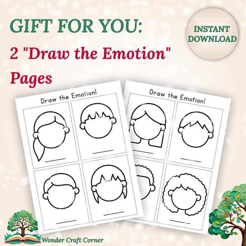 28 Feelings Cards, Printable Emotion Flashcards for Kids, Social ...