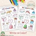 All About Me Coloring Page, Printable All About Me for Boy, All About ...