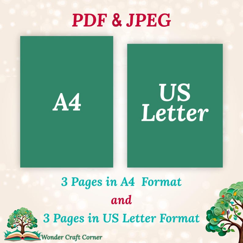 3 Bunny Templates, Printable Easter Craft, Torn Paper Kids Activity for ...