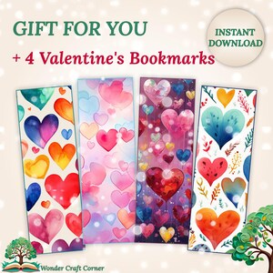 Colorful Valentine Gift Tags for Paint Sets, Printable Paint Tags for ...