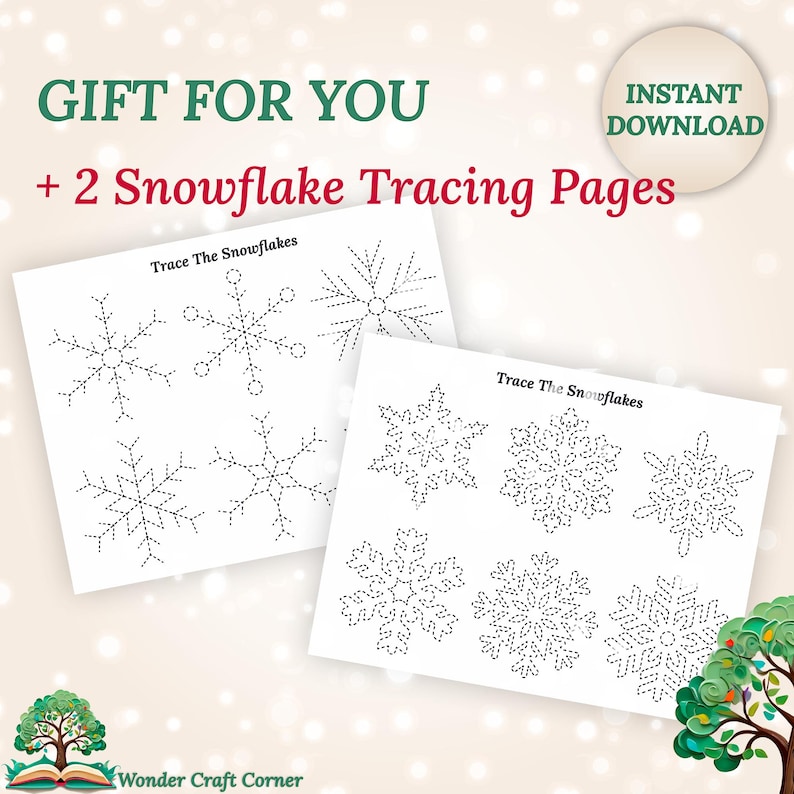 Paper Snowflake Patterns | 32 Printable DIY Templates for Preschool ...