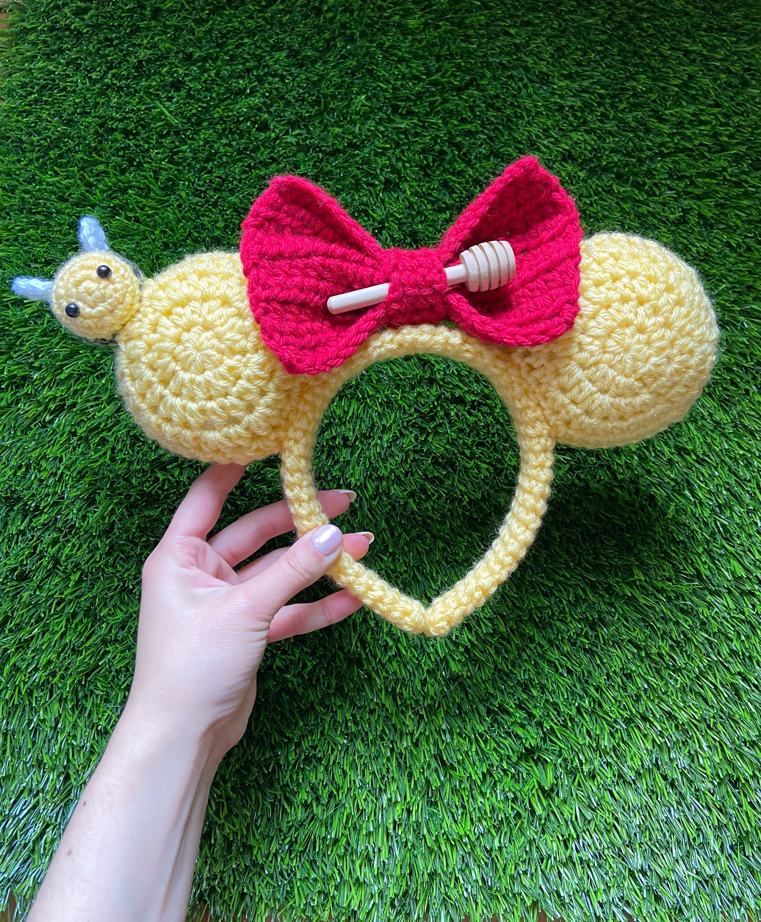 Crochet Minnie Mouse Headband